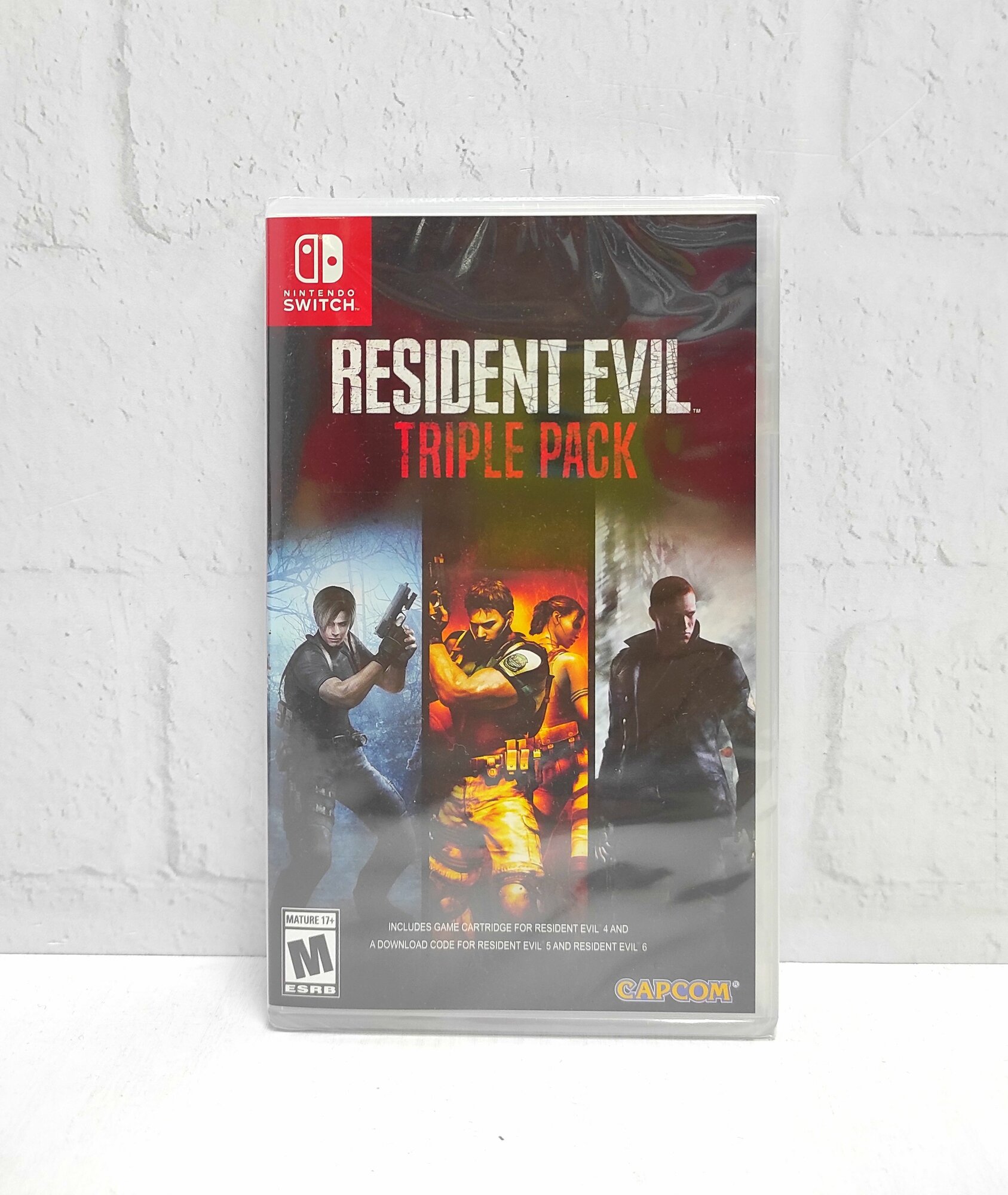 Resident Evil Triple Pack Обитель зла Английский язык Видеоигра на картридже Nintendo Switch