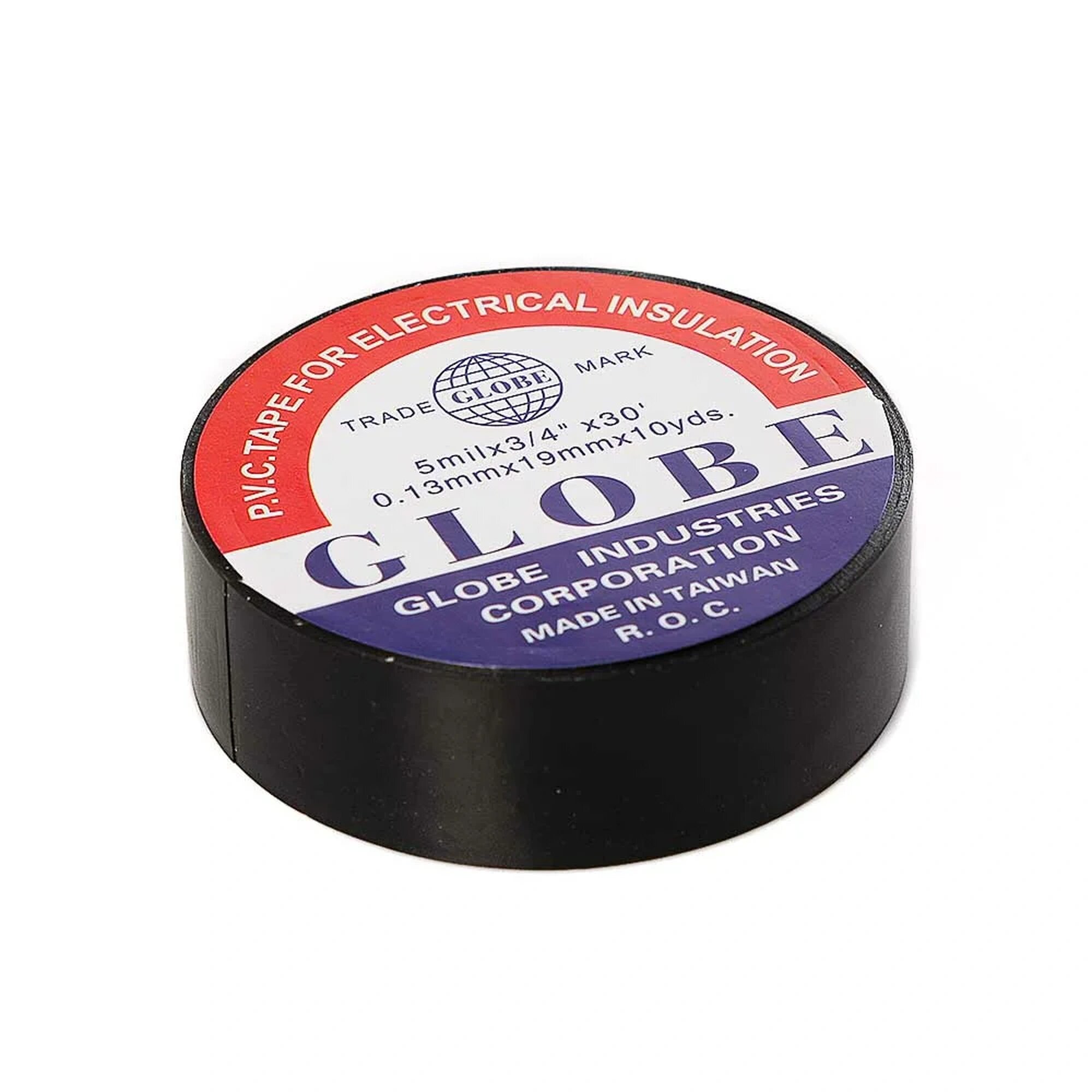 Изолента GLOBE черная 19мм х 10м BI4186