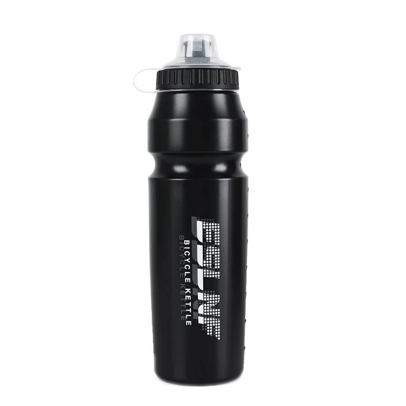 Велосипедная бутылка для воды 1л без BPA Черный, Black
