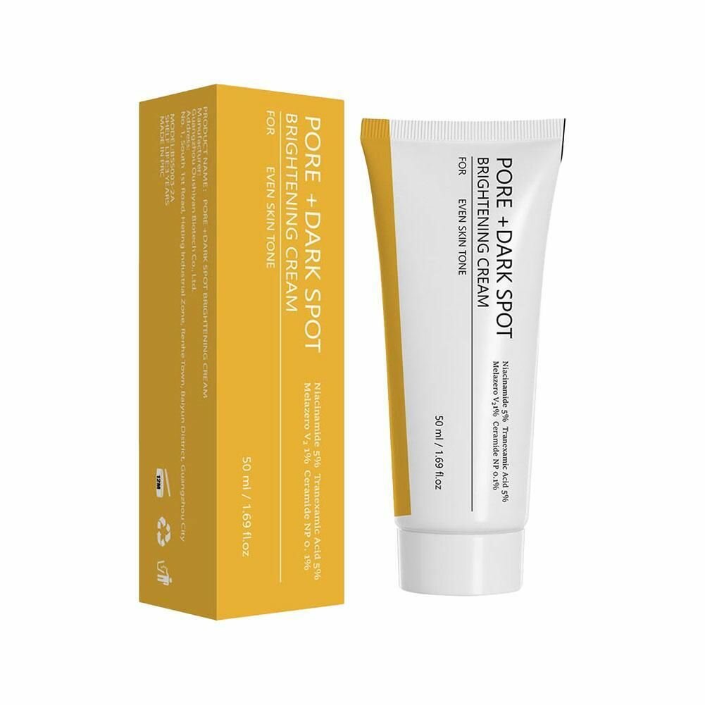 Осветляющий крем для выравнивания тона и микрорельефа Pore and Dark Spot Brightening Cream Lifecosm, 50 мл