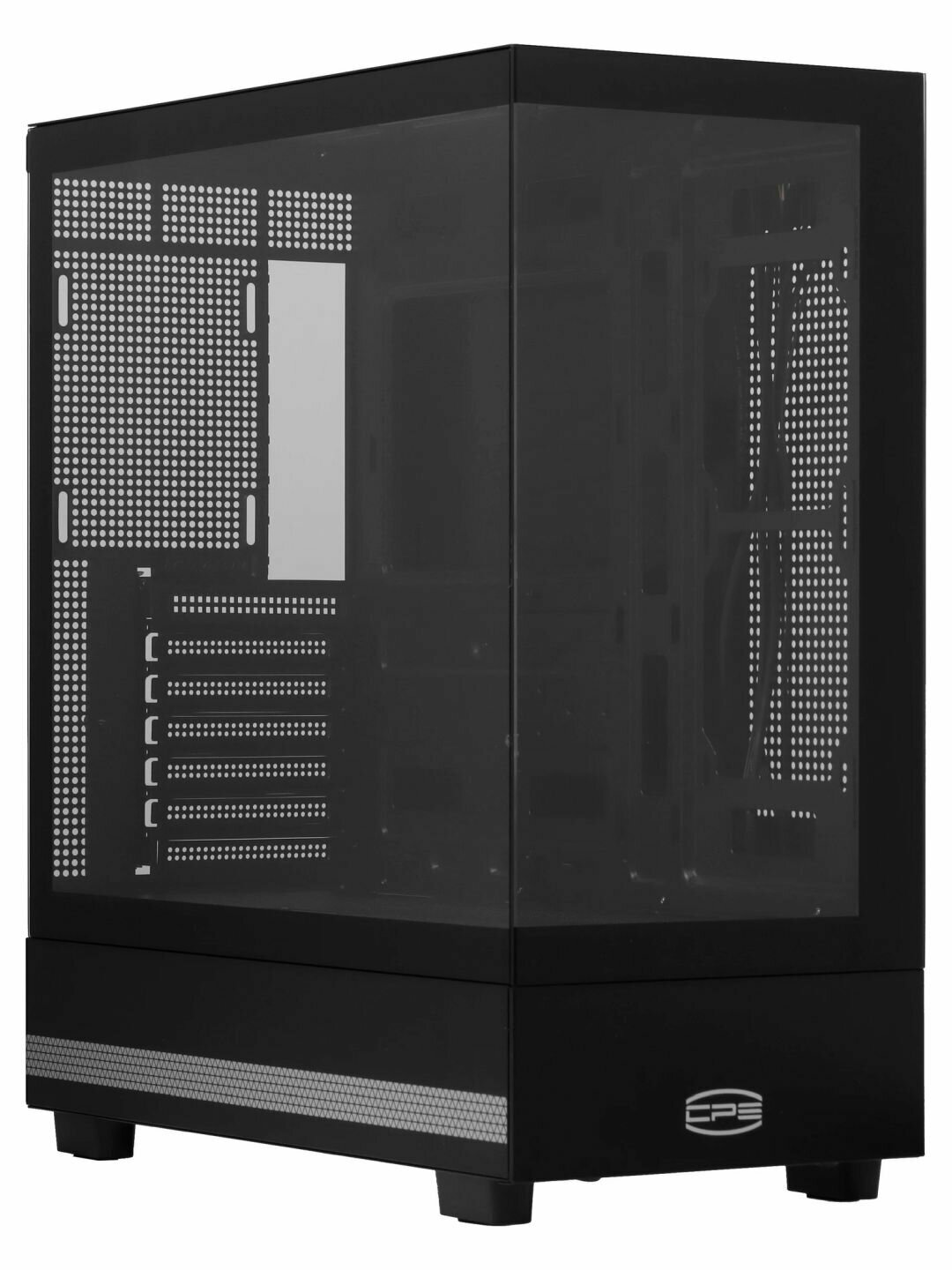 Корпус для ПК PCCOOLER C3Q500, ATX, Midi-Tower, без БП, черный (C3Q500BKD000-GL)