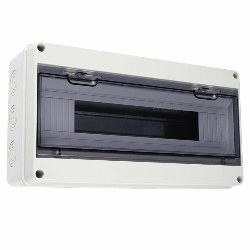 Бокс модульный накладной PDB/W 4018 GR (ЩРН-ПГ-18) IP65 пластик. Pro JazzWay 5072121