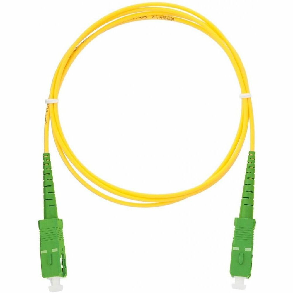 Патч-корд Nikomax NMF-PC1S2C2-SCA-SCA-001 1м нет жёлтый