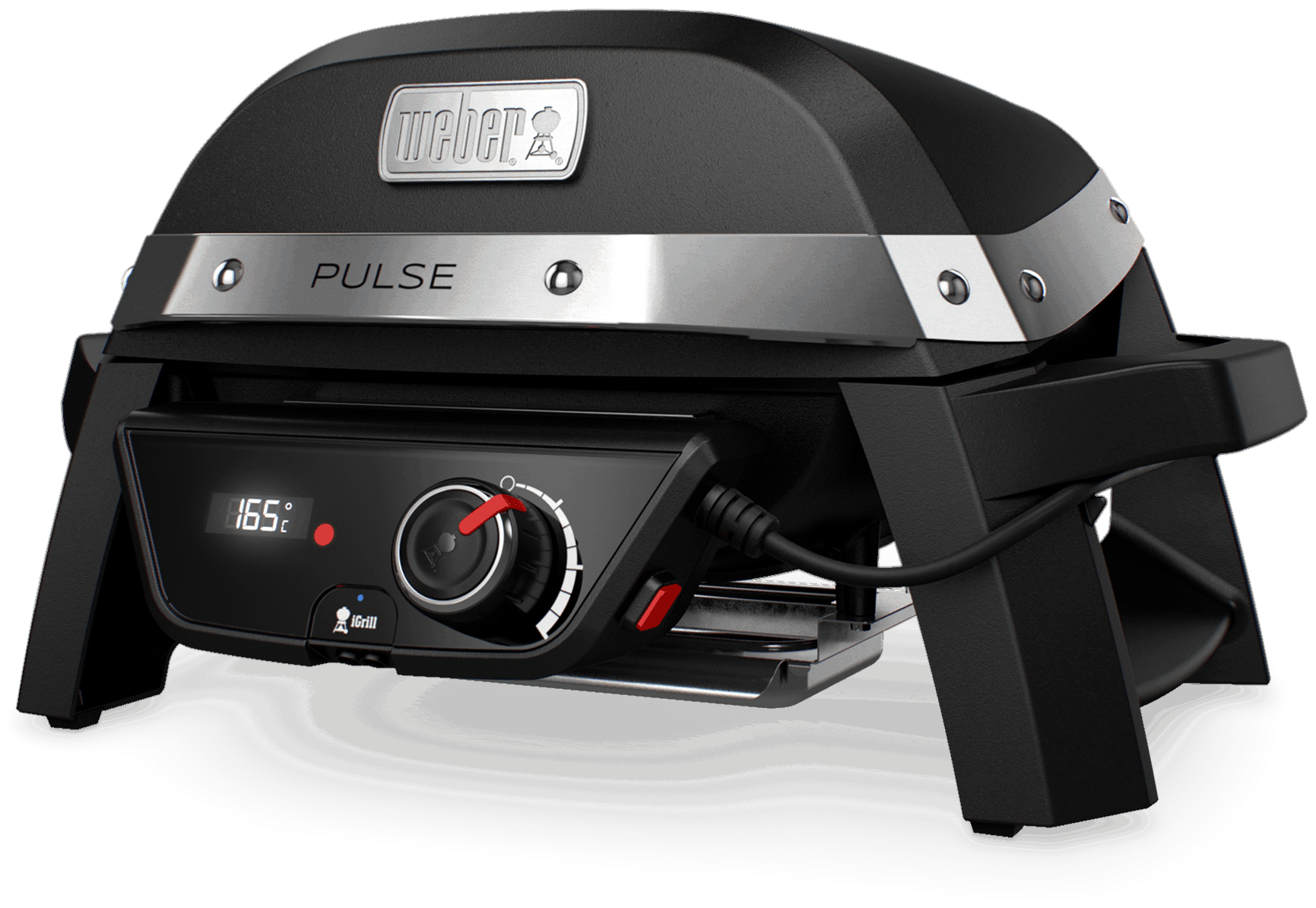 Электрический гриль Weber Pulse 1000 черный, 81010079 (488)