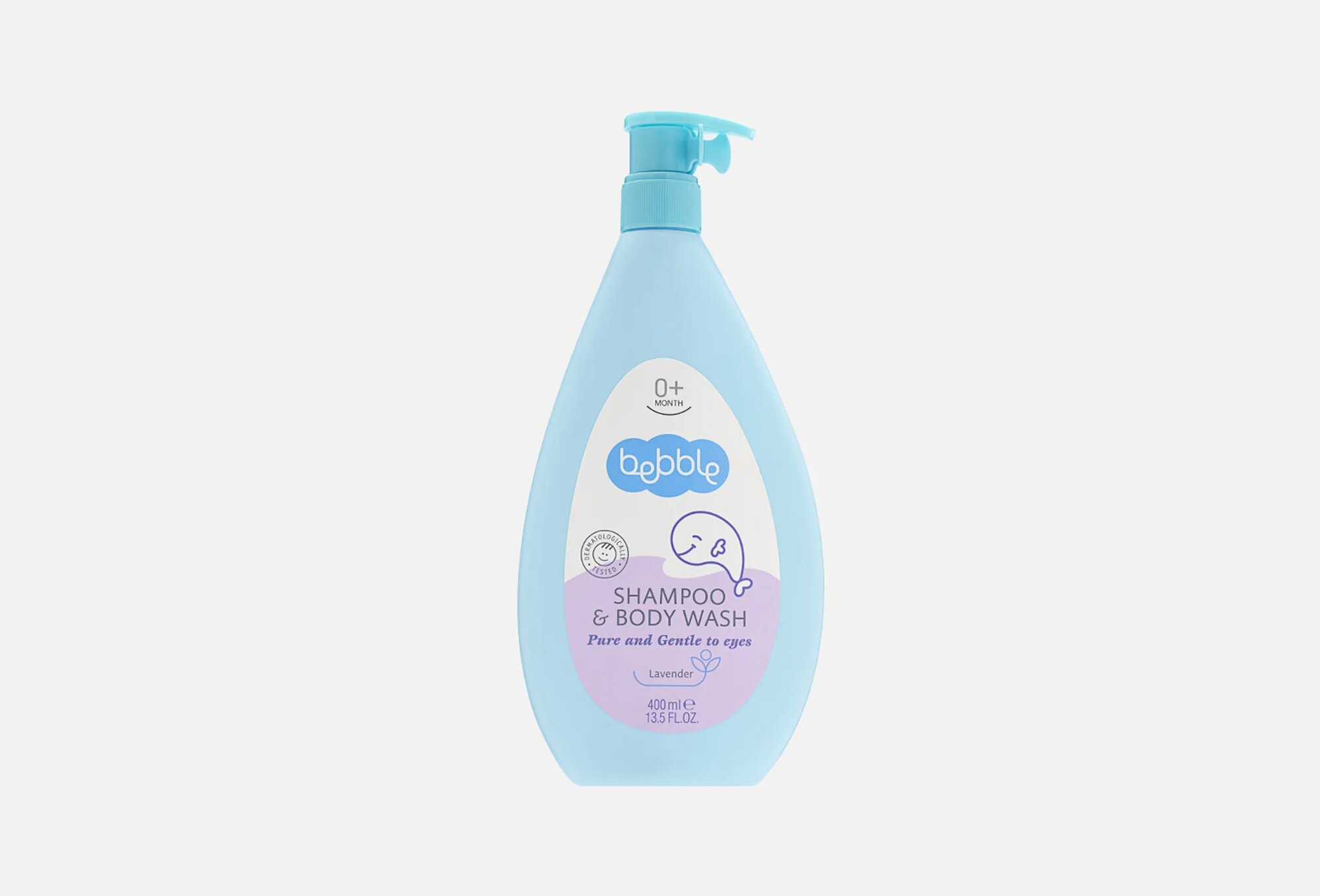 Bebble Shampoo & Body Wash Детский шампунь для волос и тела 0+ 400мл