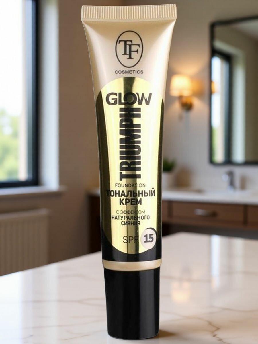TF Тональный крем GLOW TRIUMPH FOUNDATION, тон 205 "warm beige, теплый беж"