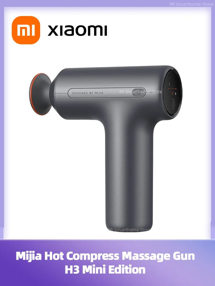 Массажер перкуссионный Xiaomi Mijia Hot Compression Fascia Gun H3 Mini Edition MJJMQO8YM