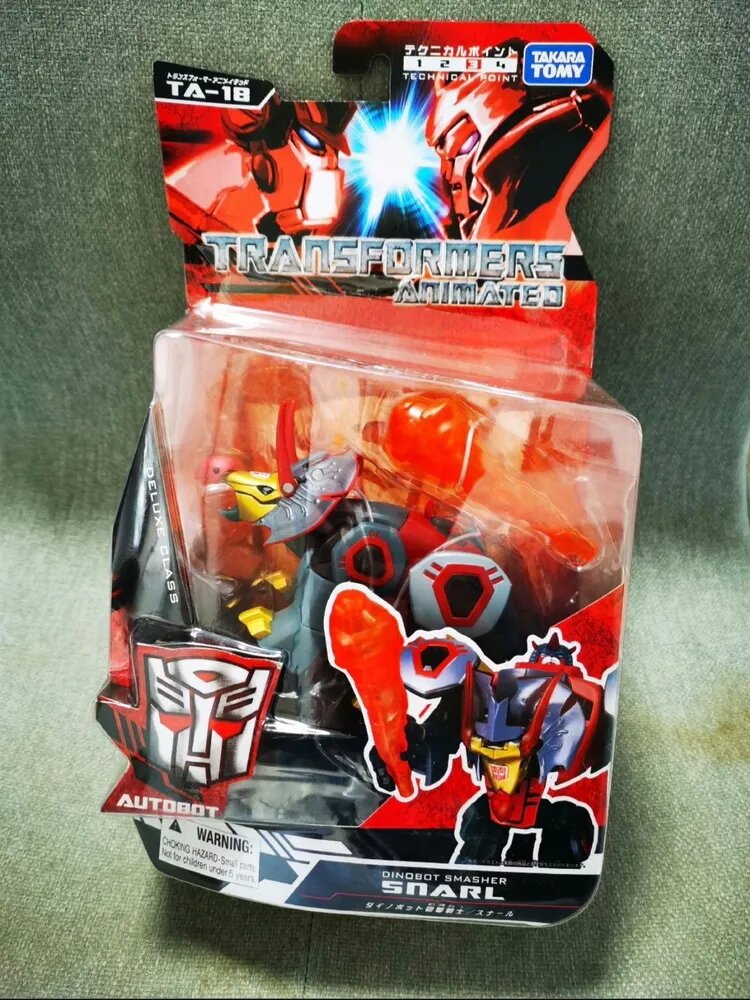Трансформеры игрушки Takara Tomy TA18 Snarl Japanese Transformers Animated