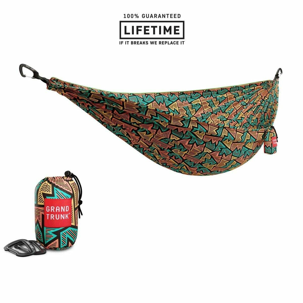 DECATHLON гамак Grand Trunk Trunk Tech Double Prints, многоцветный, 335x200 см, 226 кг