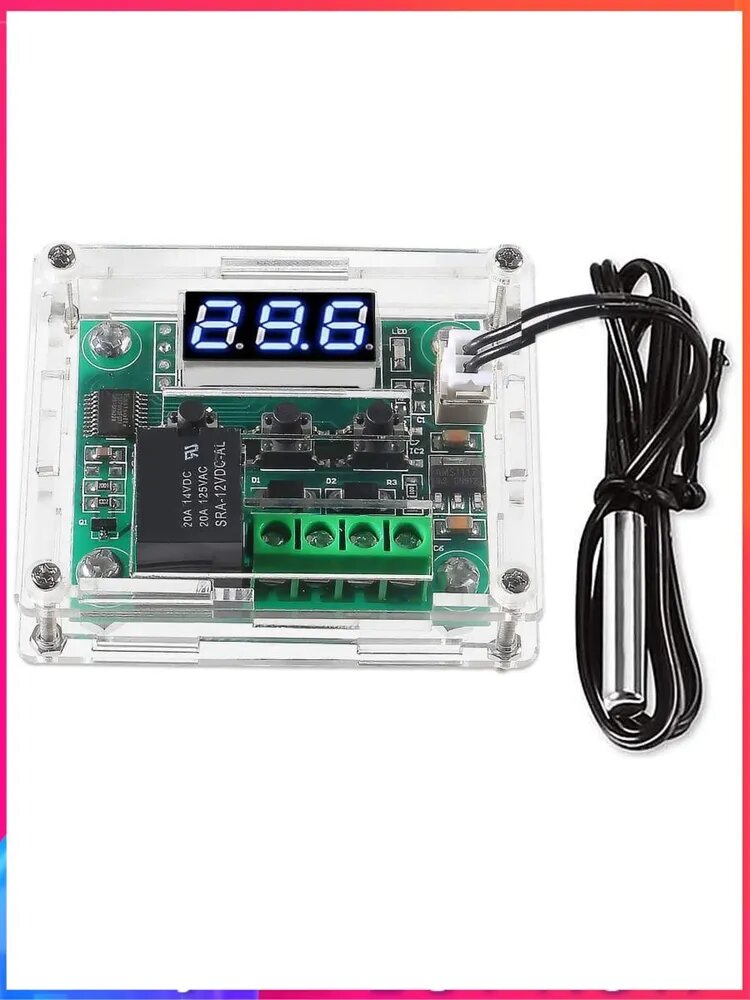 Q0W1209 DC 12V Плата цифрового контроллера температуры -50-110 C Электронный переключатель модуля управления температурой (1 шт.)