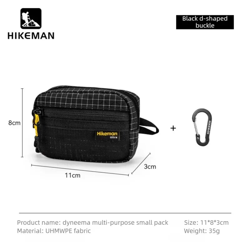 Тактическая подвесная сумка HIKEMAN для кемпинга Черный, Black(GiftDBuckle)