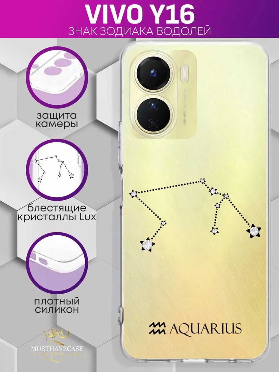 Чехол на Vivo Y16 с принтом