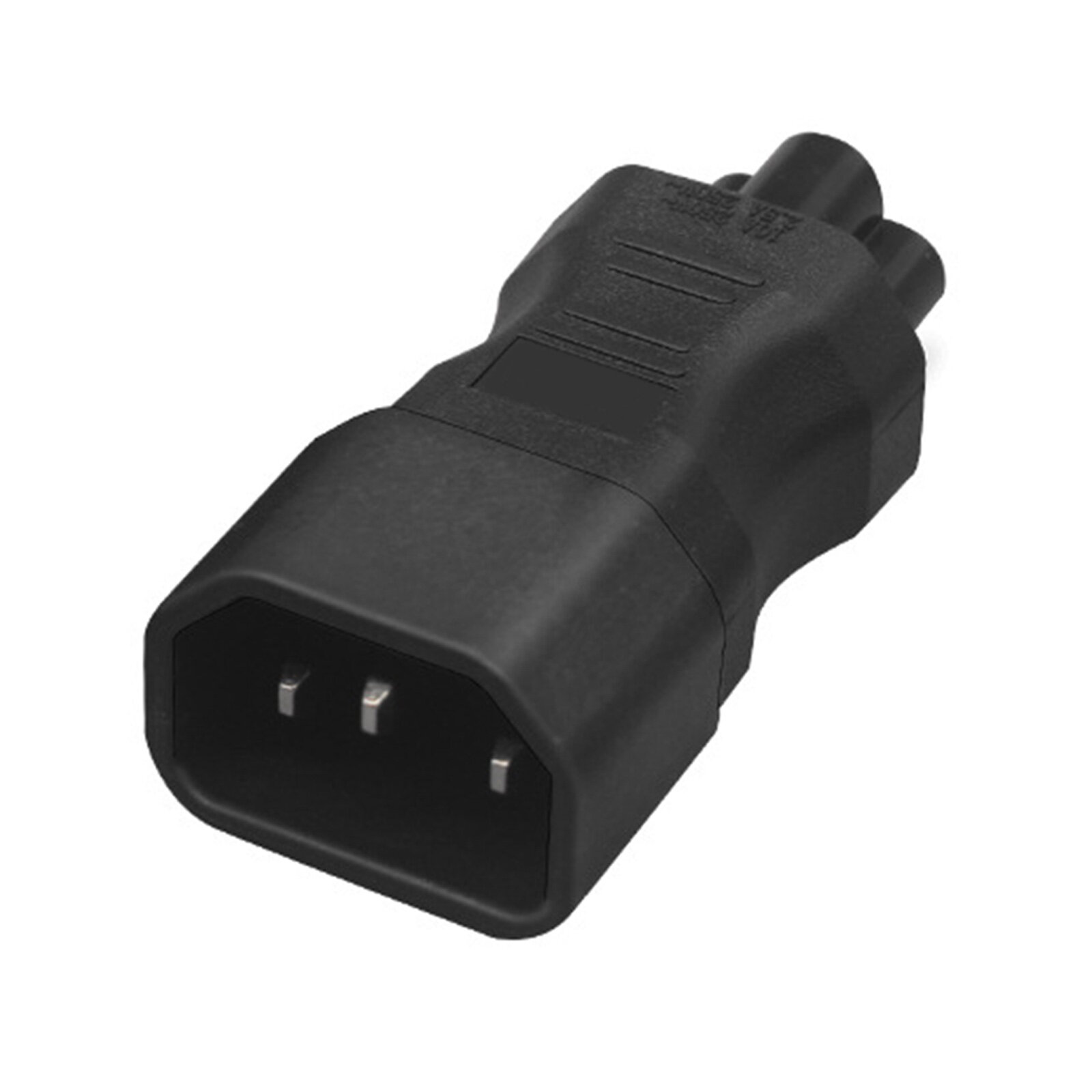 Адаптер питания IEC320 C14 на C5, вилка и розетка,
