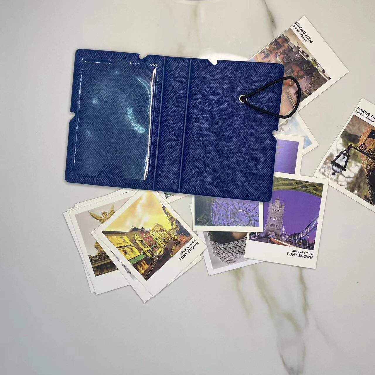 Детский фотоальбом HarPaper для Instax Mini Синий, Темно-синий