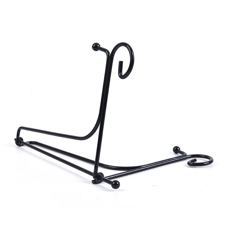 Подставка для тарелок из черного железа 8 inch Black