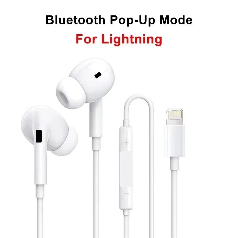 KADIXI проводные наушники для iPhone 3dai-For ios-1pc