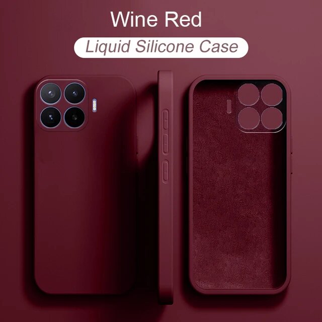 Wine Red Liquid Silicone Case для Xiaomi 17T Pro