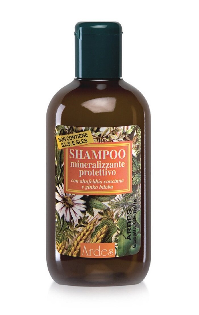 Шампунь Ardes для тонких, сухих и крашенных волос. Shampoo mineralizzazione protettivo 250 мл. Италия