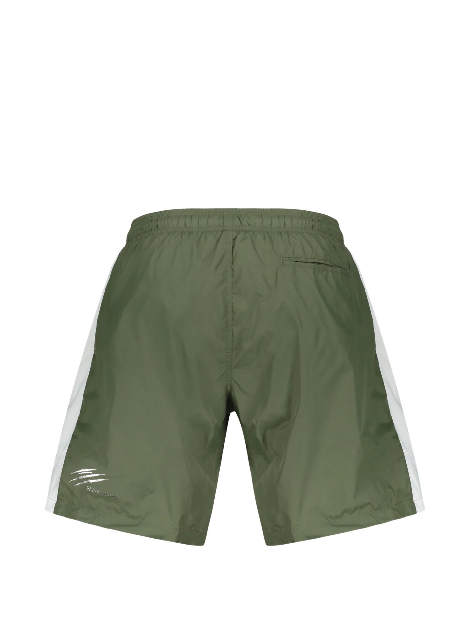 Шорты для плавания PLEIN SPORT Logo-print drawstring swim shorts, размер 54, green — фото 1