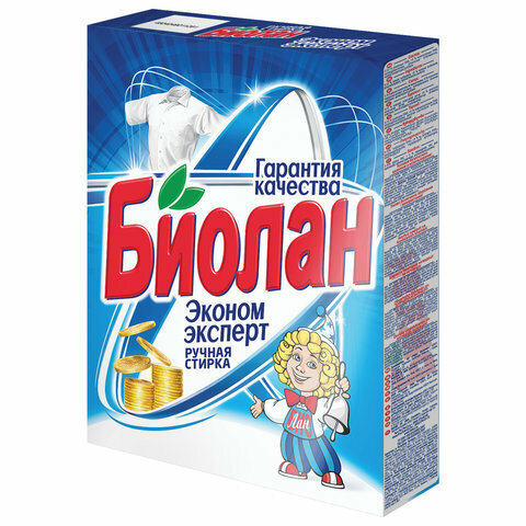 24 шт, Стиральный порошок для ручной стирки 350 г, биолан "Эконом Эксперт" (Нэфис Косметикс), 721-4, 61-4