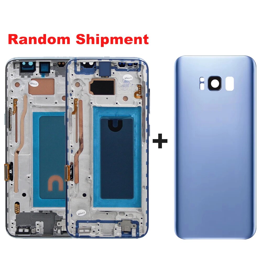 ЖК-дисплей S8 для Samsung G950W G950S G950K G950L G950F G950N, дисплей с Синий, Blue Frame Cover