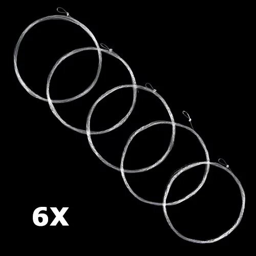Goture коническая леска для нахлыста 5 шт. 5pcs 6X