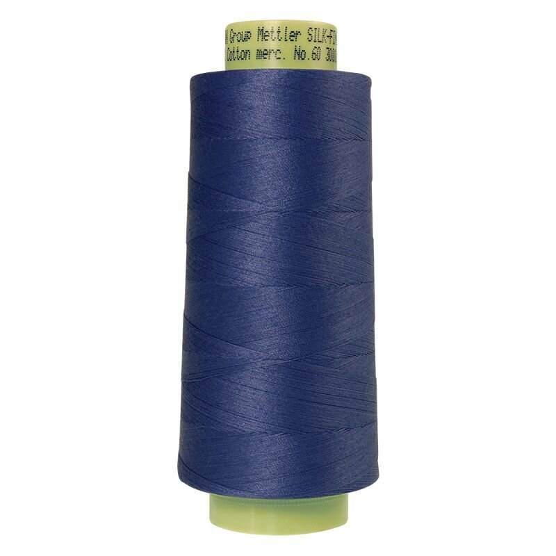 Нить для машинного квилтинга METTLER "Silk Finish", Cotton 60, 2743 м, цвет 0815, Cobalt Blue
