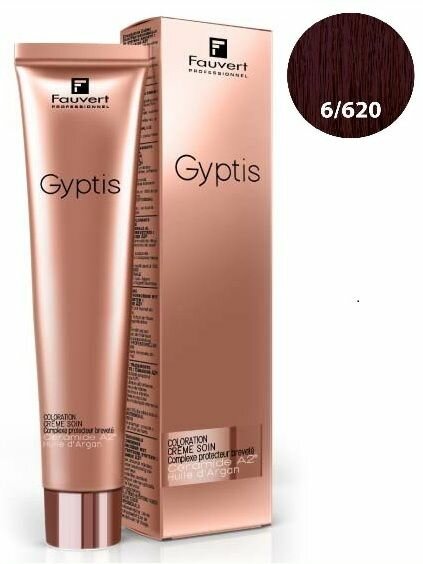 Краска для волос 6/620 Гранат 100 мл Fauvert Professionnel Gyptis