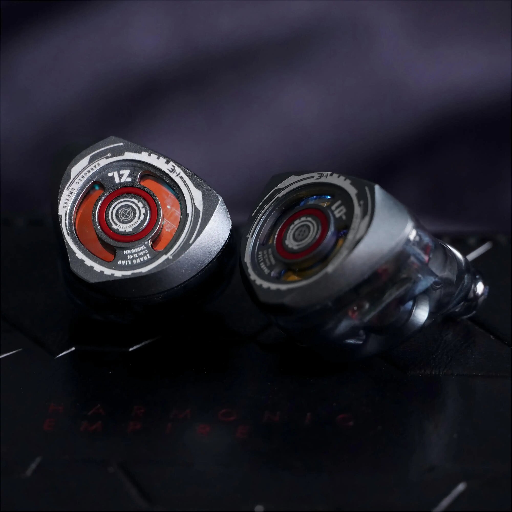 HE Zhang Liao 1 проводные арматурные наушники Metallic Gray-4.4mm
