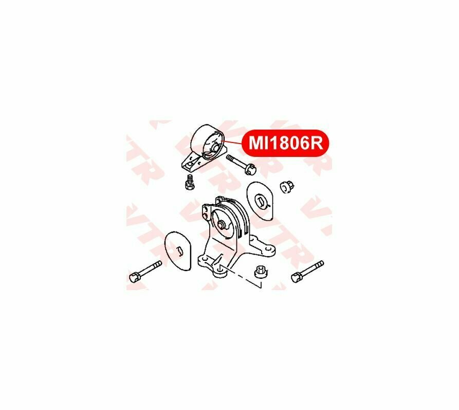 Сайлентблок подушки двигателя, VTR MI1806R