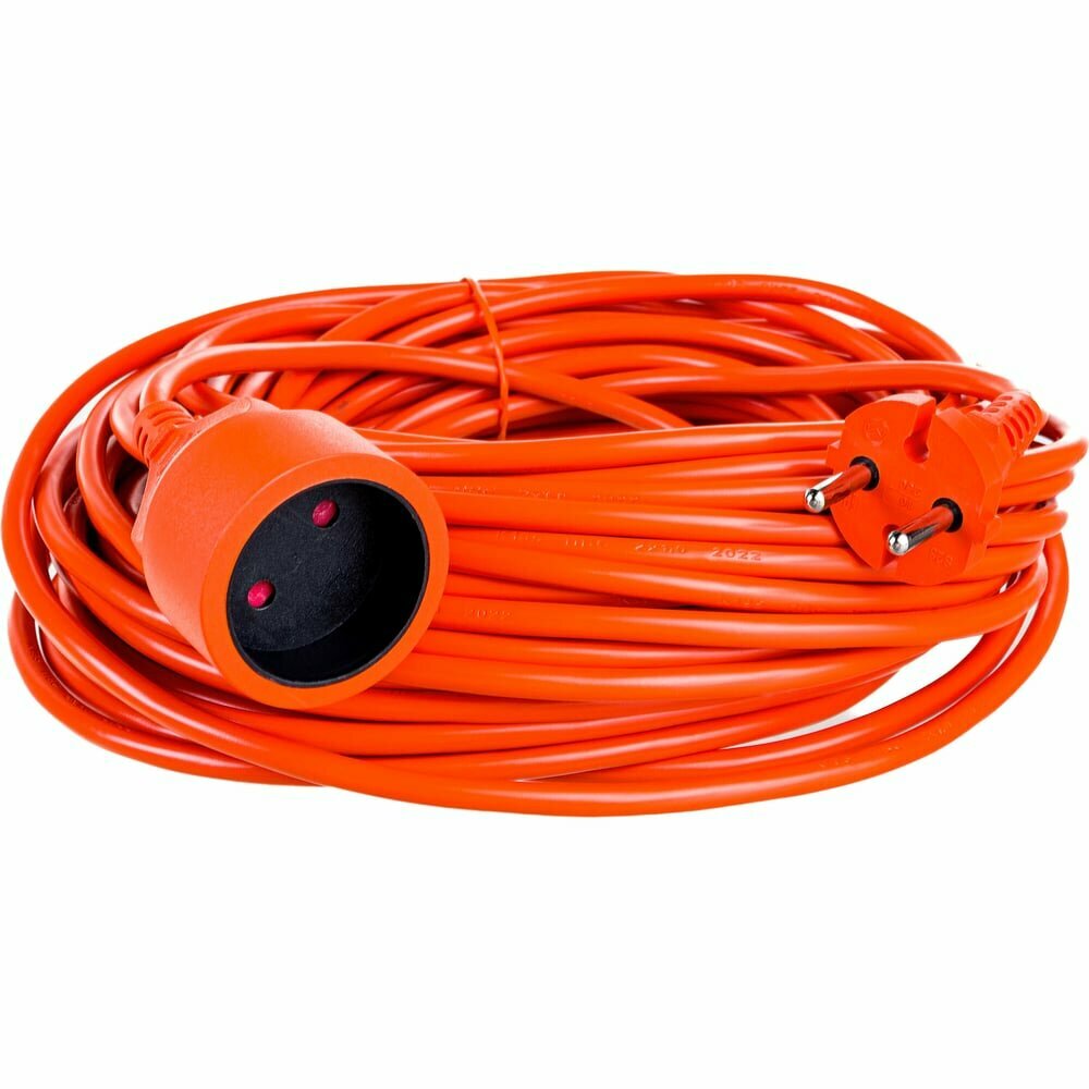 Удлинитель в бухте 10А 1роз. 20м оранж. Power Cube PC-L1-B-20 — фото 1