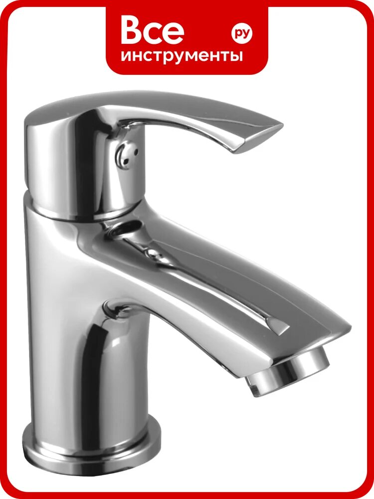 Смеситель Lemark Plus Strike LM1106C однорычажный с глянцевым покрытием, керамический картридж, установка на раковину