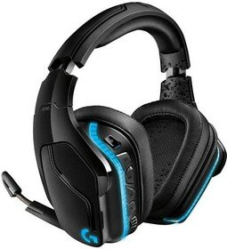 Наушники беспроводные Logitech для компьютера и игровых консолей, накладные, радио, чёрный (981-000744)