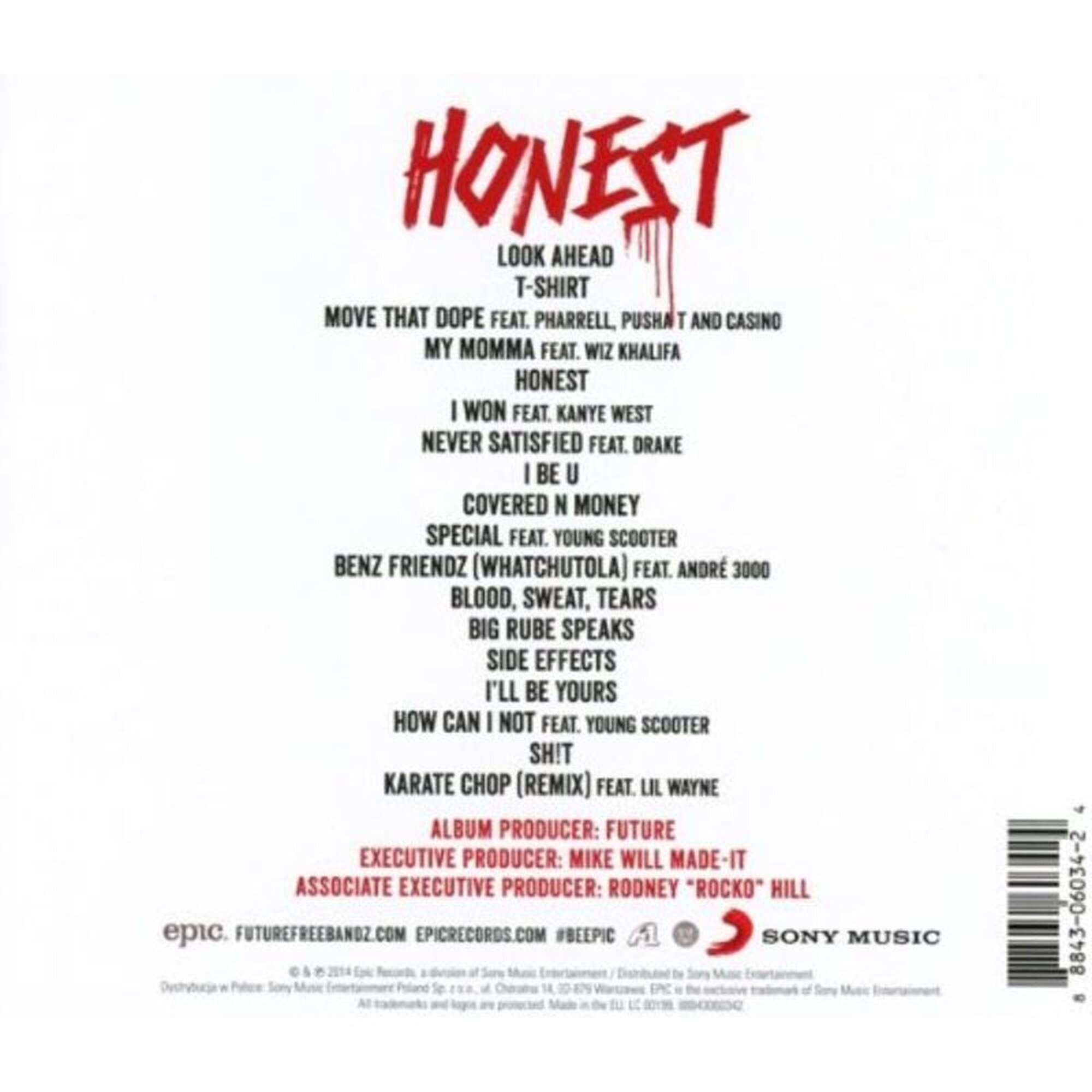 FUTURE - Honest, (CD, Deluxe Edition) Компакт диск — фото 1