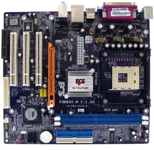 Материнские платы ECS P4M800-M / microATX, 478