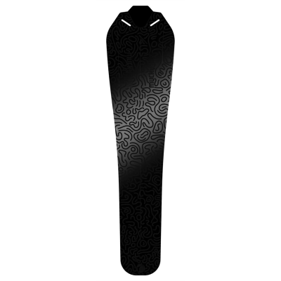 Крыло заднее Mucky Nutz Junior Face Fender Doodle Black Large (MN0328)