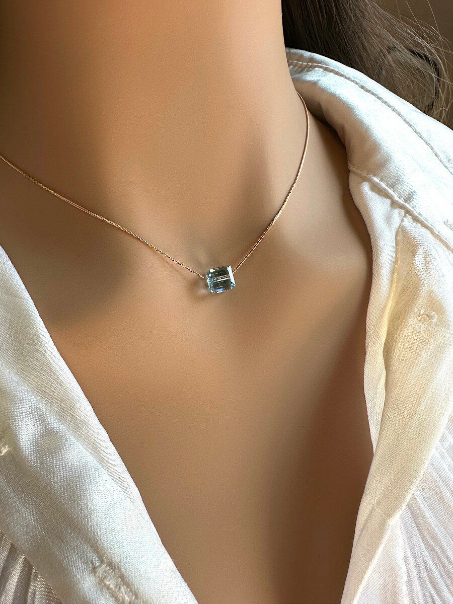 Колье, кристаллы Swarovski