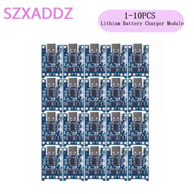 1-100 шт. Type-c USB 5 В 1A 18650 TP4056 модуль зарядного устройства для литиевой батареи зарядная плата с функцией защиты литий-ионный для DIY