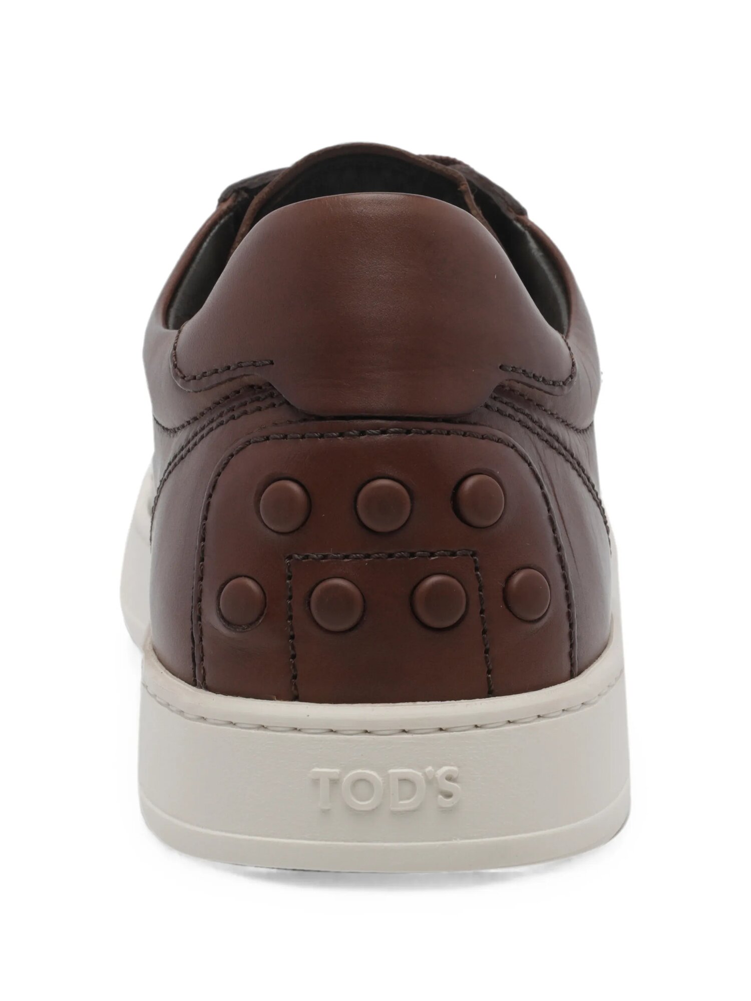 Кроссовки Tod's Gommini, размер 10, коричневый/серый/оранжевый — фото 1