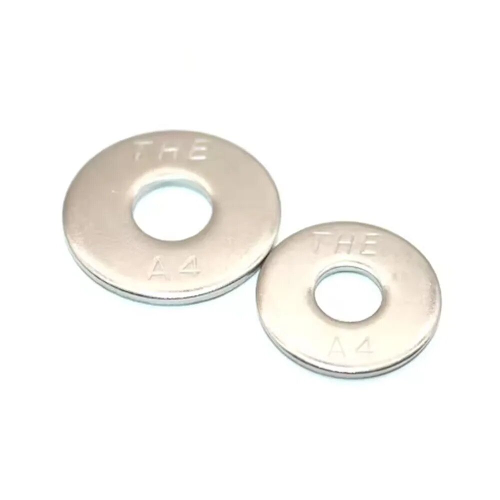Шайбы из нержавеющей стали DIN9021 M3-M24 316 stainless steel, 100pcs M5