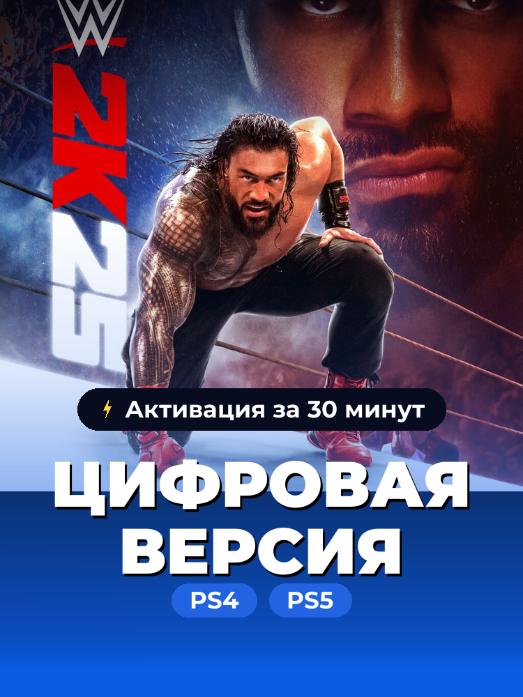 Игра WWE 2K25 Standard Edition для PlayStation 4, цифровая версия, без диска