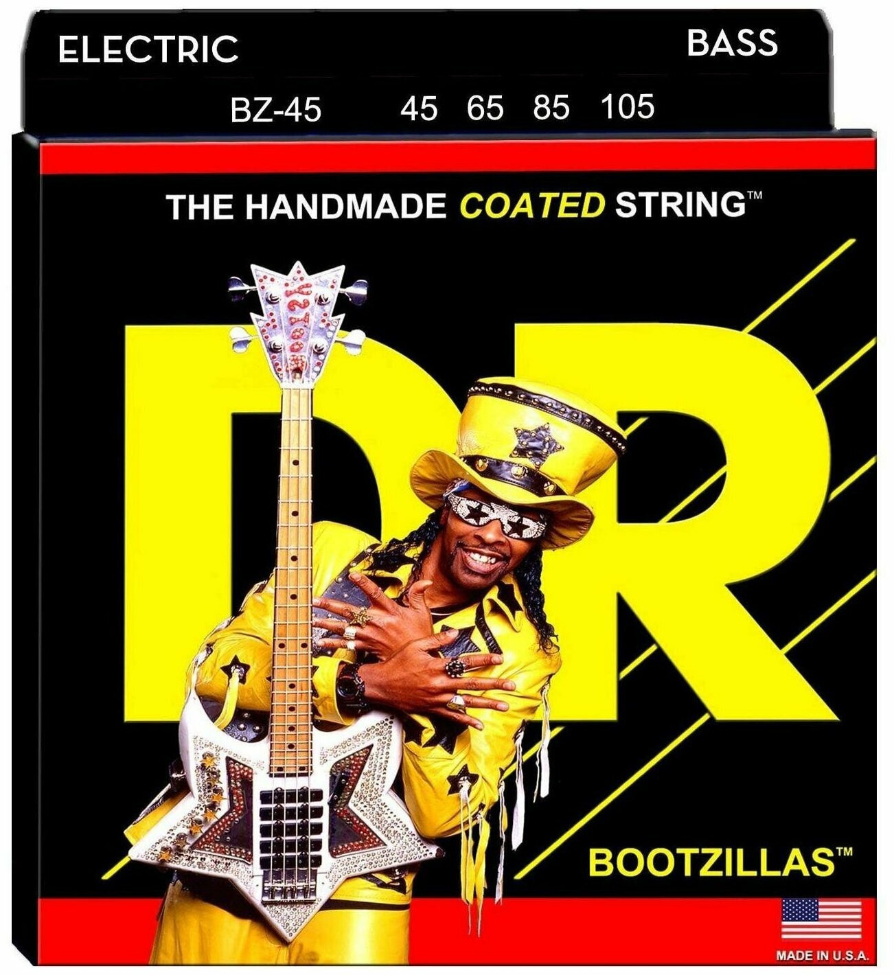 Струны для бас-гитары DR String BZ-45 BOOTZILLAS — фото 1