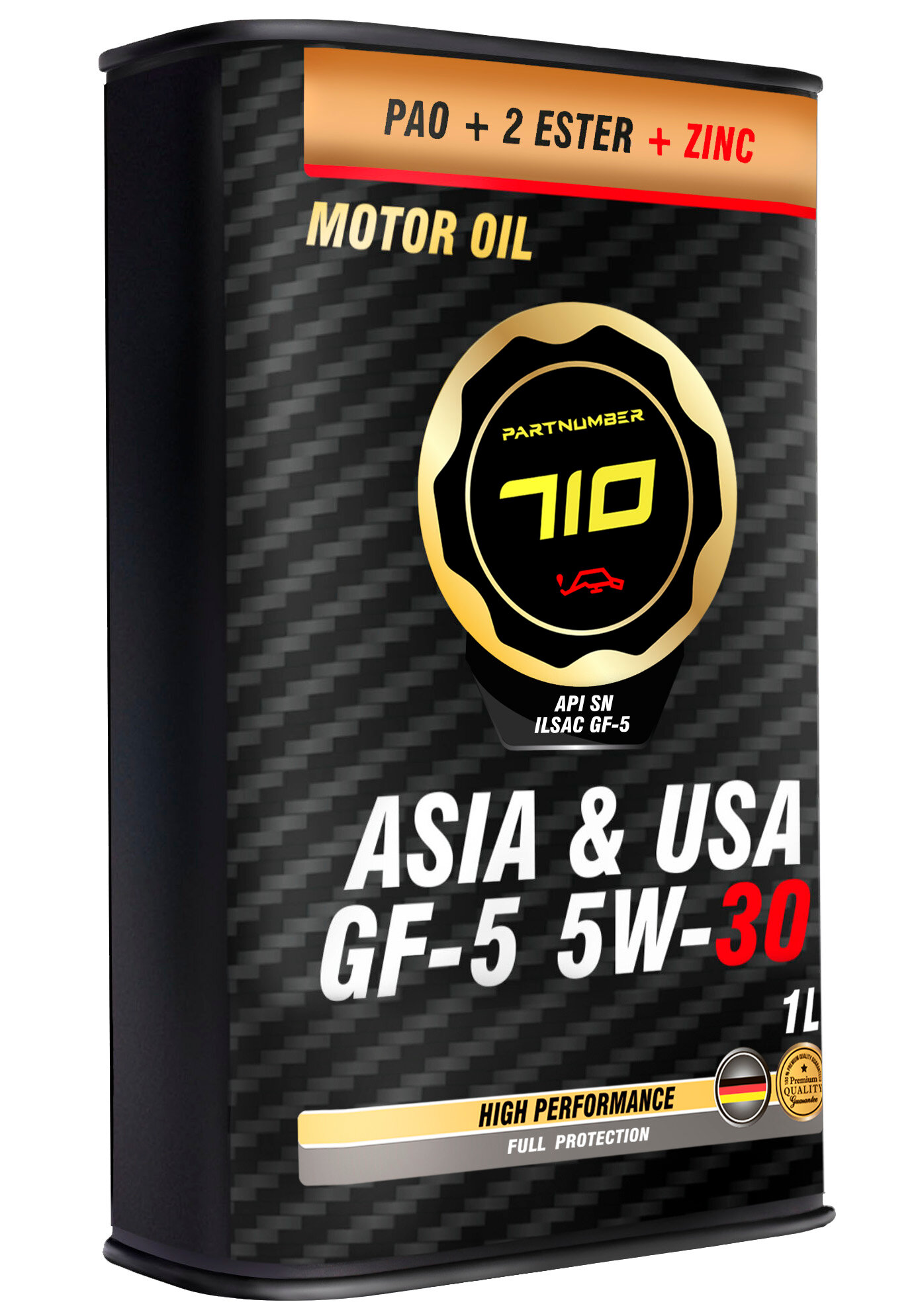 PARTNUMBER 710 ASIA&USA GF-5 5W-30 Масло моторное, Синтетическое, 1 л