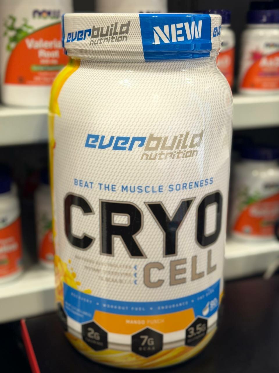 Everbuild Nutrition Cryo Cell 1449g - BCAA 8:1:1 + глютамин, таурин и электролиты для восстановления и энергии 1.44 кг