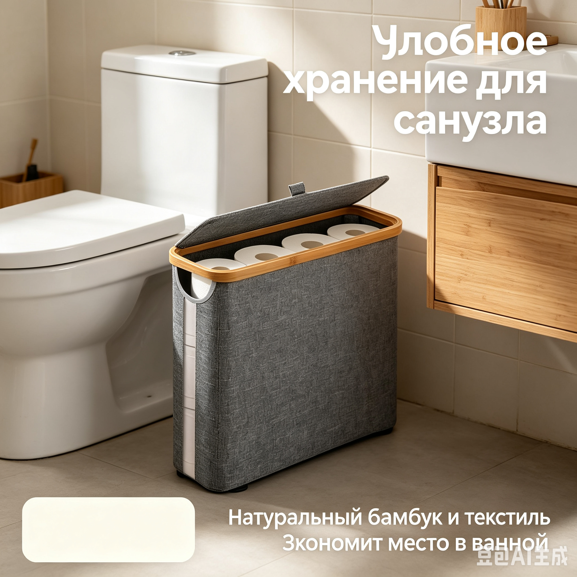 Пакеты для хранения туалетной бумаги с крышкой, складные стеллажи для туалетной бумаги