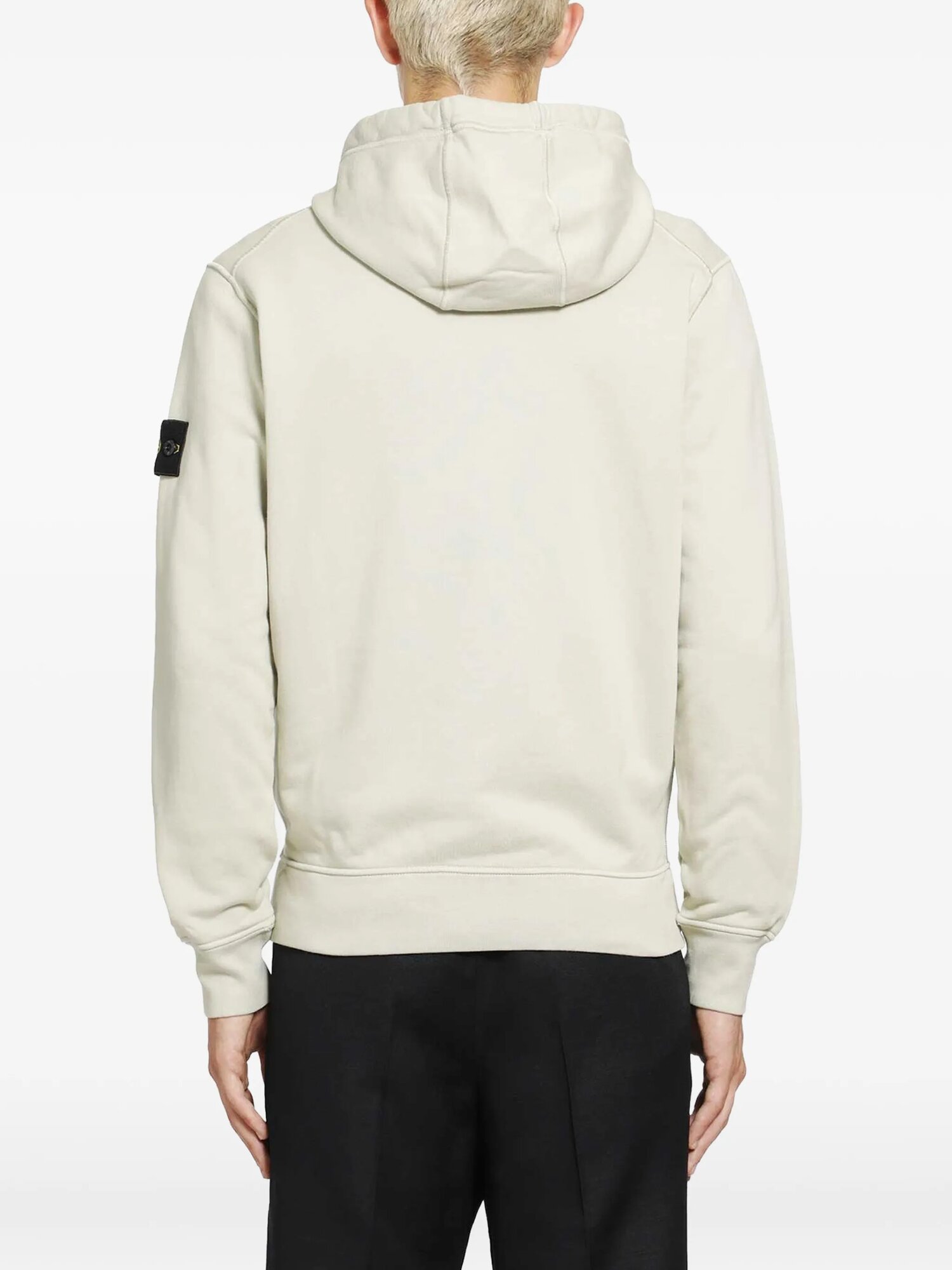 Худи Stone Island Logo-patch zip-up hoodie, размер XL — фото 1