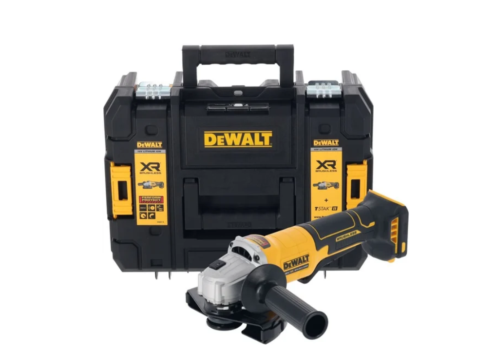 Угловая шлифмашина DeWalt DCG408NT (без АКБ, без ЗУ)