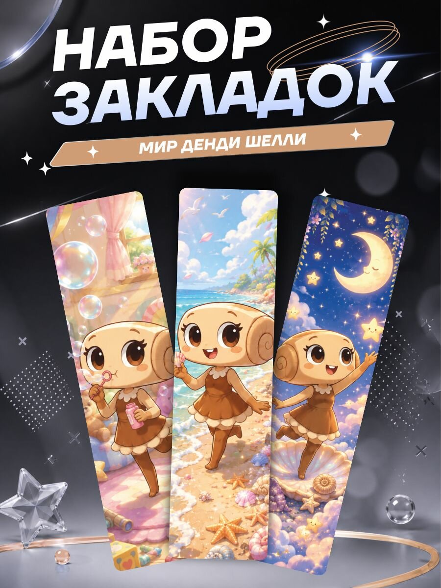 Закладки для книг и учебников Мир Денди Шелли Roblox