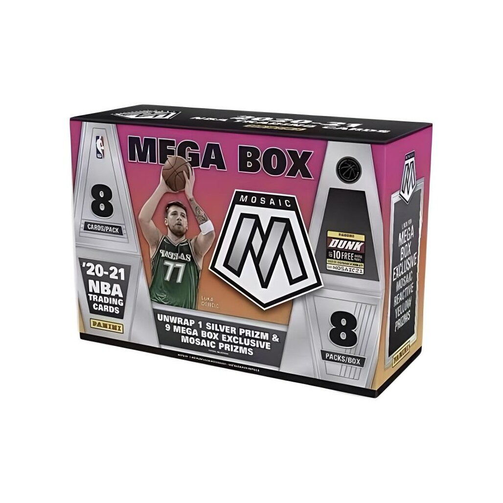 PANINI 2020 21 Мозаика Mega Подарочный набор Mosaics NBA Игрок Карты Подарочный набор Баскетбольные Спортивные Карты