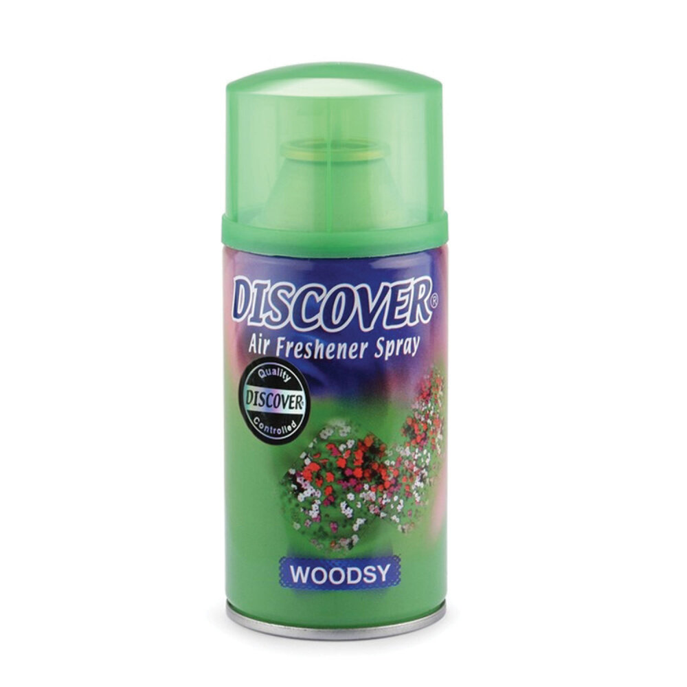 Упаковка 3 шт. Сменный баллон 320 мл, DISCOVER "Woodsy", свежий лесной, для диспенсеров DISCOVER, 61167